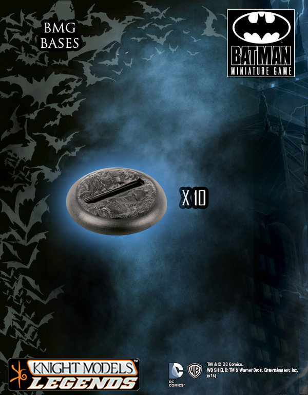 BMG Small Bases - Batman Miniature Game | Shiny Games