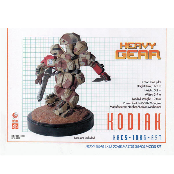 Heavy Gear Kodiak Master Grade Kit | Shiny Games