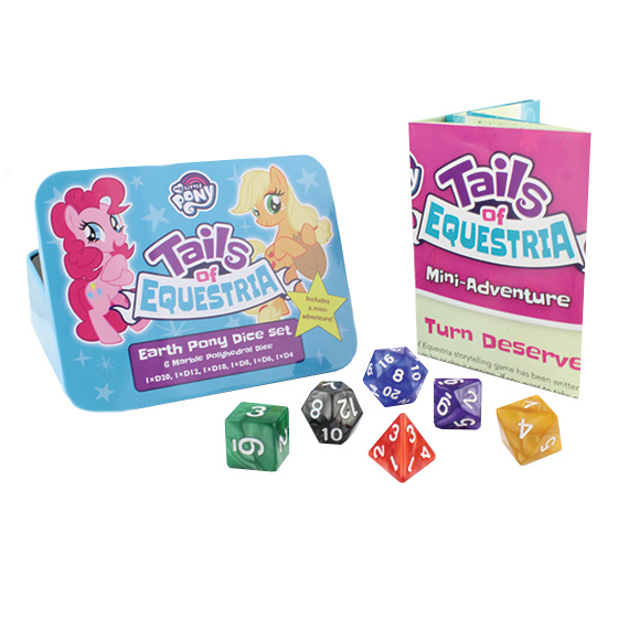 Earth Pony Dice Set – Tails of Equestria, My Little Pony | Shiny Games