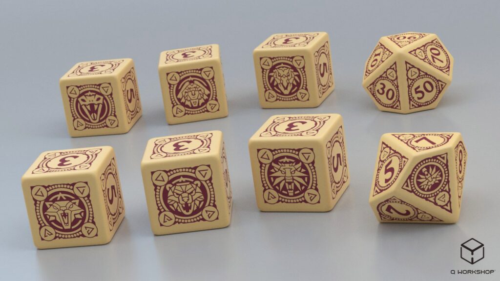 Witcher Essential Dice Set – Witcher Tabletop RPG | Shiny Games