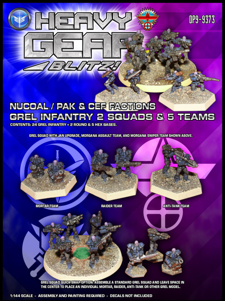 GREL Infantry (2 Squads & 5 Teams) | Shiny Games