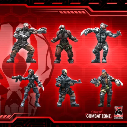 Maelstrom Starter Gang Standupz Cyberpunk Red Combat Zone Shiny Games